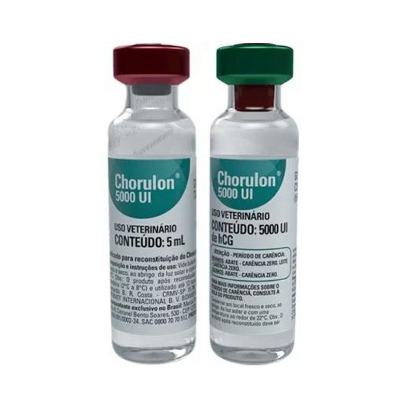 Chorulon 5000 UI + Solvente 5 mL - Msd - KV Medical Produtos ...