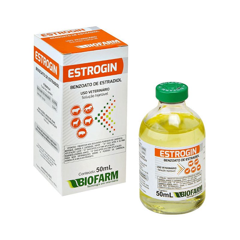 Estrogin 100 mL - Biofarm - KV Medical Produtos Hospitalares e Veterinários