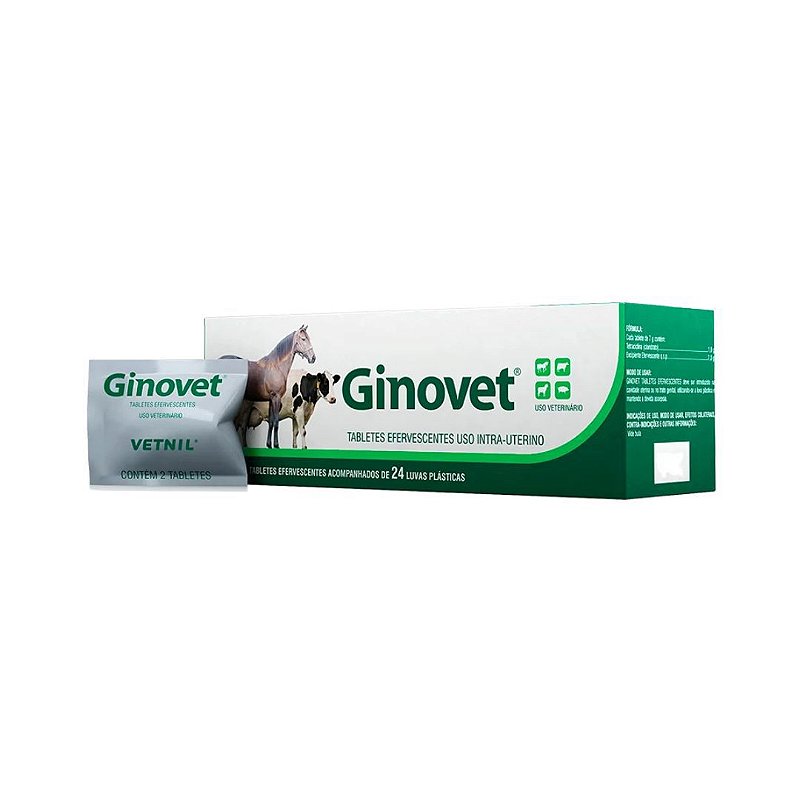 Ginovet 2 Tabletes De 7 Gr – Vetnil - KV Medical Produtos Hospitalares ...