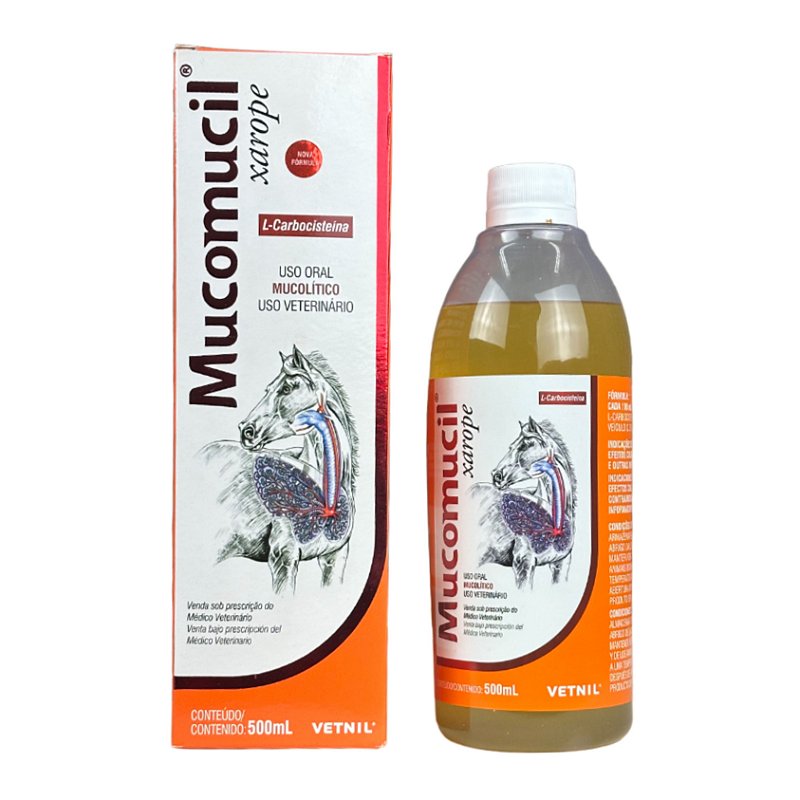 Mucomucil Xarope 500 mL - Vetnil - KV Medical Produtos Hospitalares e ...