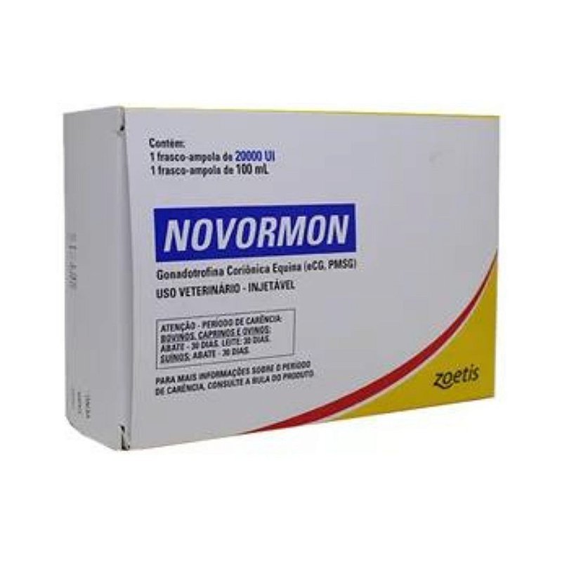 Novormon Ecg 20.000 UI 100 mL - Zoetis - KV Medical Produtos ...