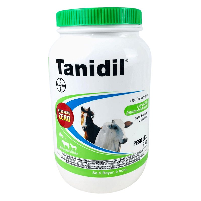 Tanidil Pó 2 Kg - Bayer - KV Medical Produtos Hospitalares e Veterinários