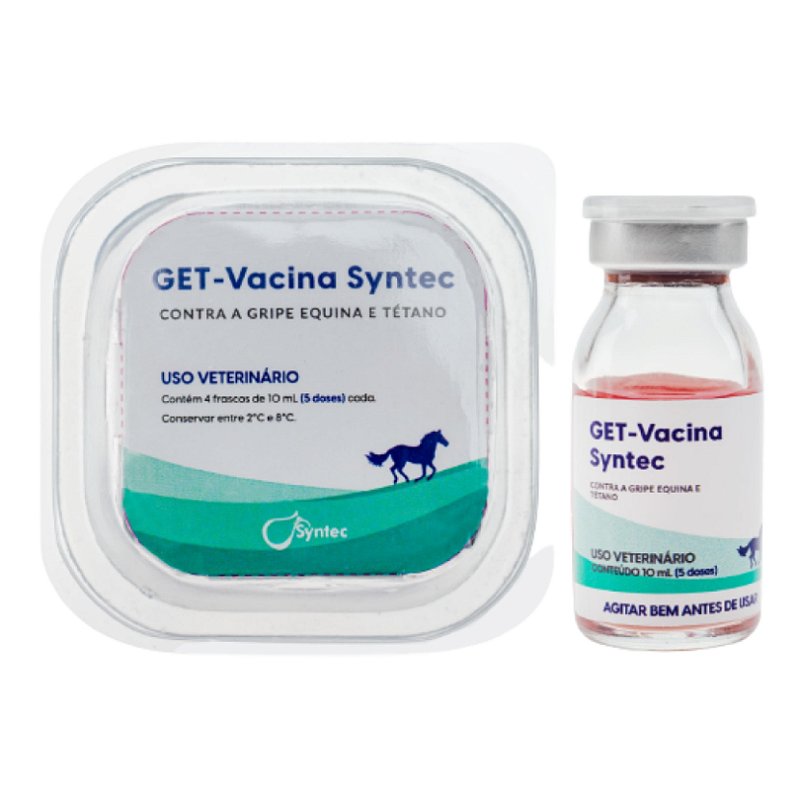 Get-Vacina 10 mL - Syntec - KV Medical Produtos Hospitalares e Veterinários