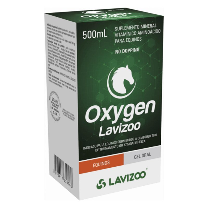 Oxygen 500 mL - Lavizoo - KV Medical Produtos Hospitalares e Veterinários
