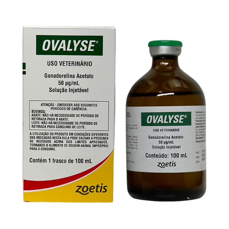 Ovalyse 100 mL - Zoetis - KV Medical Produtos Hospitalares e Veterinários