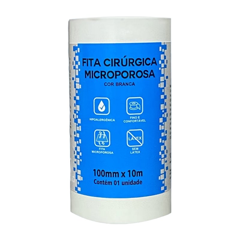 Fita Microporosa Micropore 100 mm X 4,5 mt - Ciex - KV Medical Produtos ...