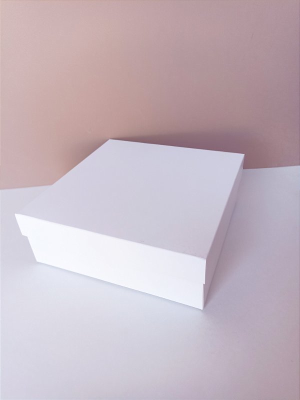 Caixa 17,5x17,5x6 BRANCA - 10 unidades - Quick Embalagens