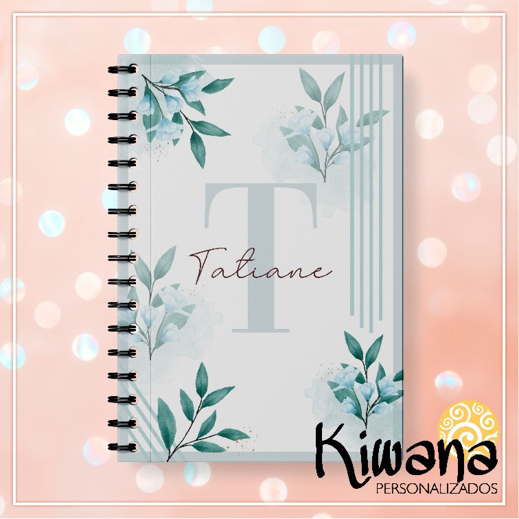 AGENDA COLEÇÃO FLOR CAPA 20 - kiwana personalizados