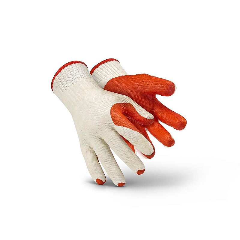 Luva Tricotada Látex Vulcanizada Rubber Super Safety | Original EPI ...