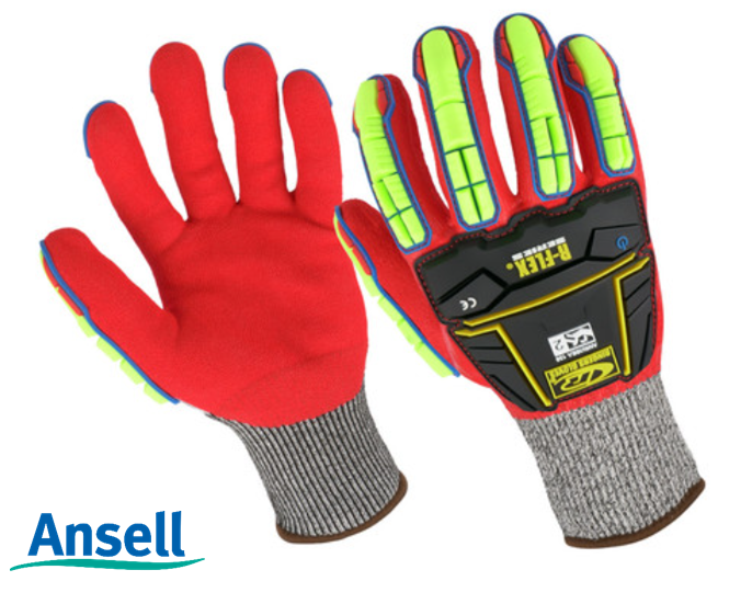 Luva RINGERS R068 CA44344 Ansell Revestimento Nitrílico Impacto - Original EPI