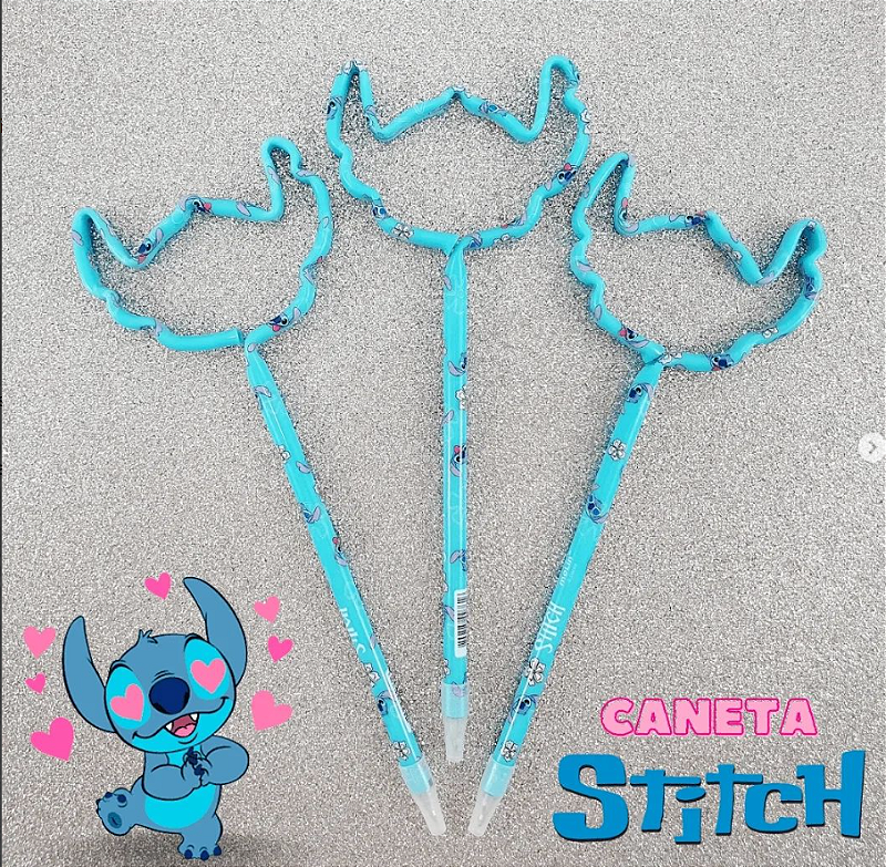 Caneta esferográfica Stitch, 31303, Molin - BT 1 UN - Um pedacinho da ...