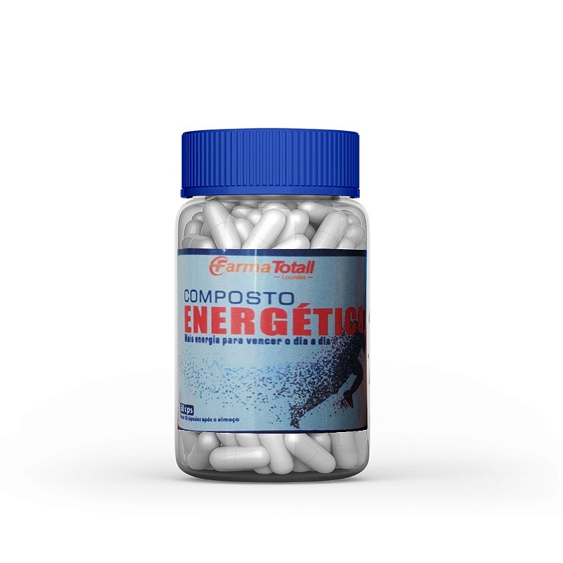 Composto Energético - 50 Cápsulas - Farma Totall - Farmácia de ...