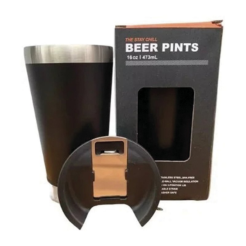 Copo térmico 473ml com abridor Beer Pints - Perfect Show Soluções