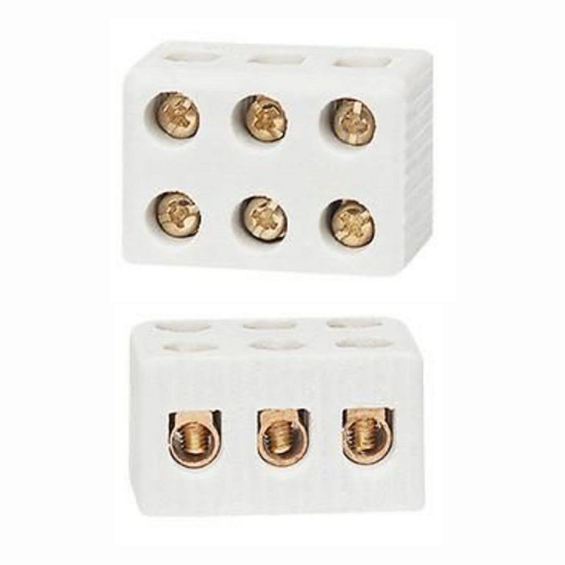 CONECTOR 6MM 3POL PRC BC 25A600V CP0633 - Portela21 Ferragens