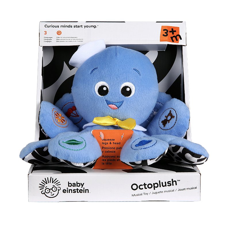 Polvo Octoplush Descoberta Cores Musical - Baruk Batuk | A Sua Loja de ...
