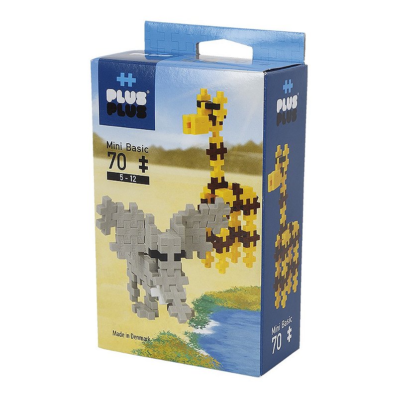 Blocos de Montar Plus-Plus Basic Safari - 70 peças MINI - Baruk Batuk ...