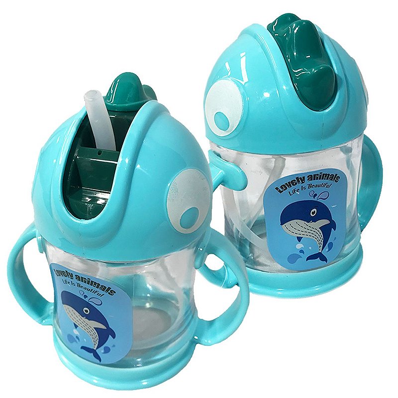 Garrafinha Infantil 300ml com Bico Macio de Silicone e Alça - Flex ...