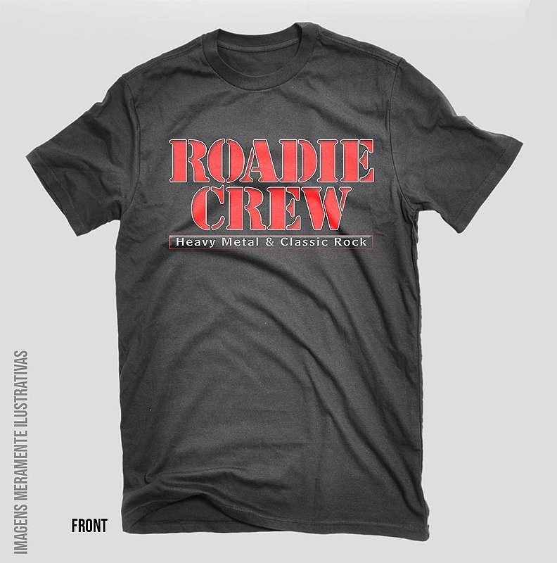 Camiseta Roadie Crew preta - Roadie Crew Shop
