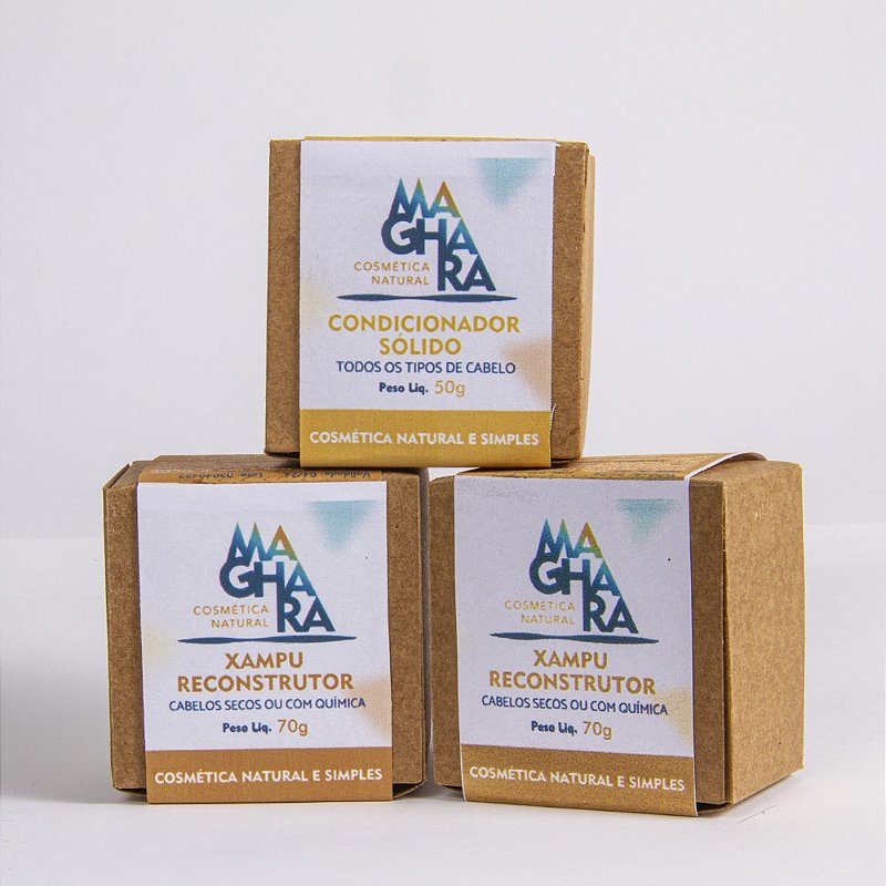 Trio Reconstrutor - Maghara Cosmética Natural