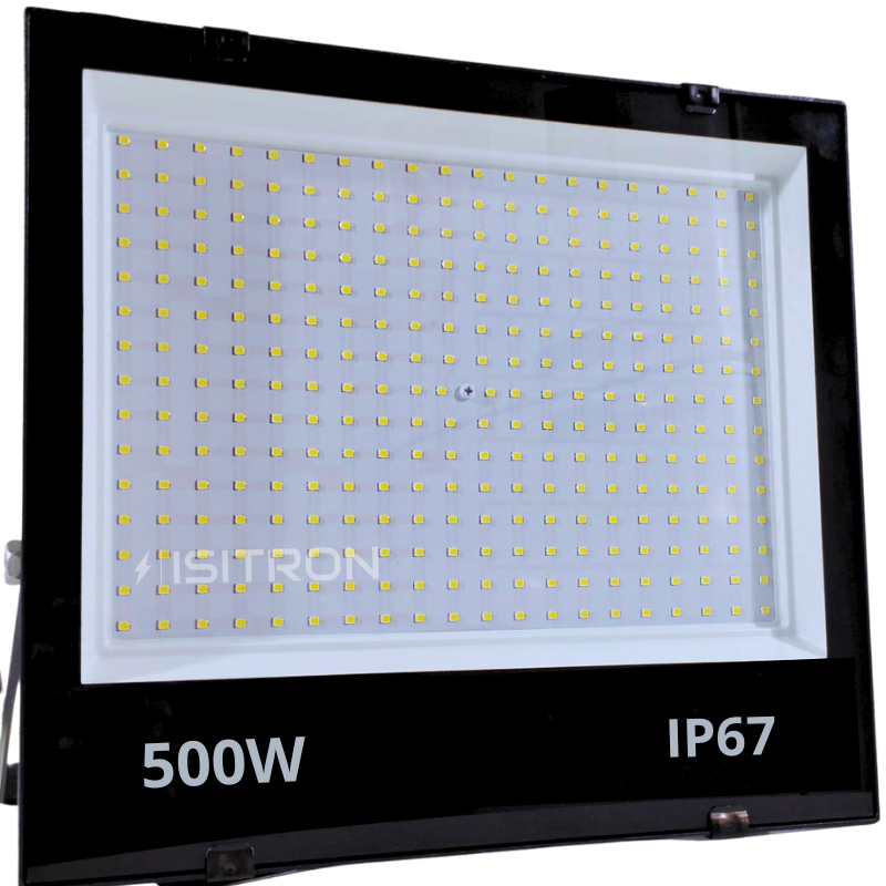Refletor LED 500W IP67 Branco Frio SMD - isitron.com.br