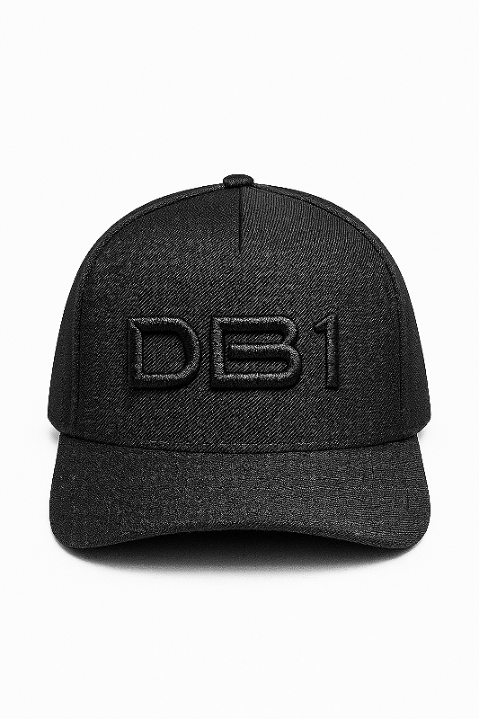 Boné logo DB1 - preto - LOJINHA DB1
