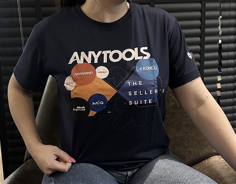 Camiseta Anytools - Azul Escuro - LOJINHA DB1