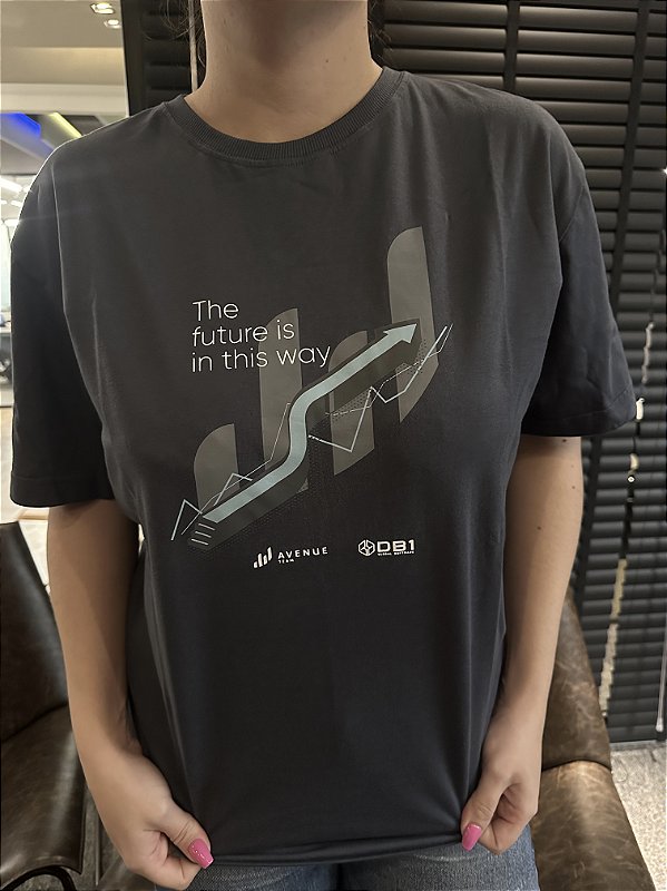 Camiseta The future is in this way - LOJINHA DB1