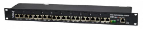 Patch Panel Evolution POE 10 Portas Fast Ethernet 12V - M-E2Tech