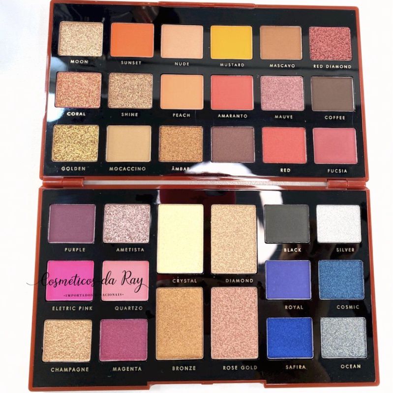 Eudora Glam Palette Multifuncional Red Diamond Paleta de Sombras Eudora ...