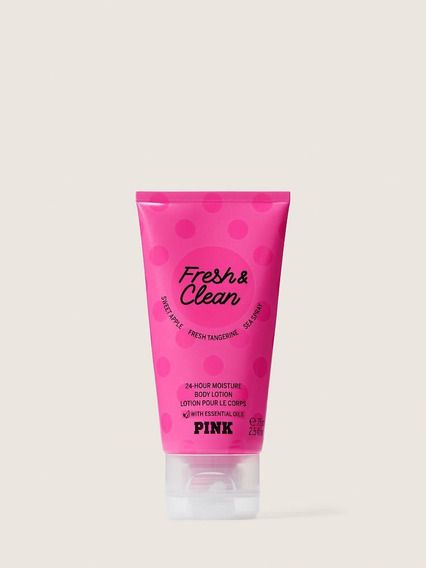 Mini Body Lotion Fresh & Clean Pink Victoria's Secret 75ml - Cosmeticos ...