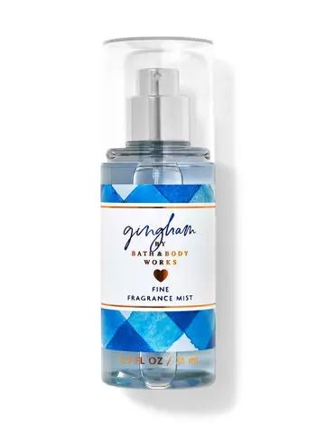 Mini Body Splash Gingham Bath & Body Works 75ml - Cosmeticos da ray