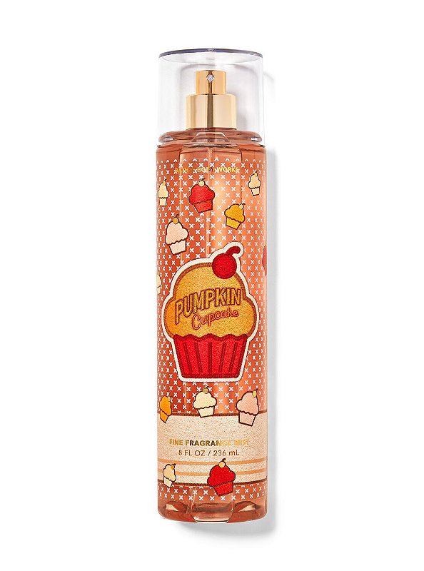Body Splash Pumpkin Cupcake Bath & Body Works 236ml - Cosmeticos da ray