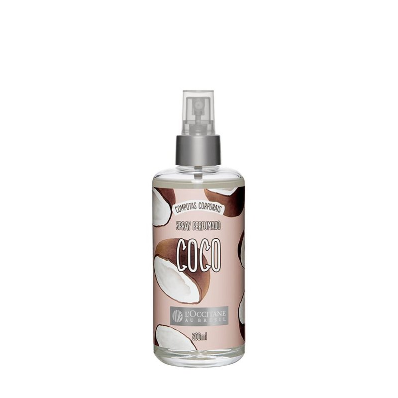 Spray Perfumado Coco L'Occitane 200ml - Cosmeticos da ray