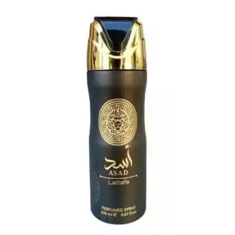 Spray Corporal Árabe Asad Lattafa Masculino 200ml - Cosmeticos da ray