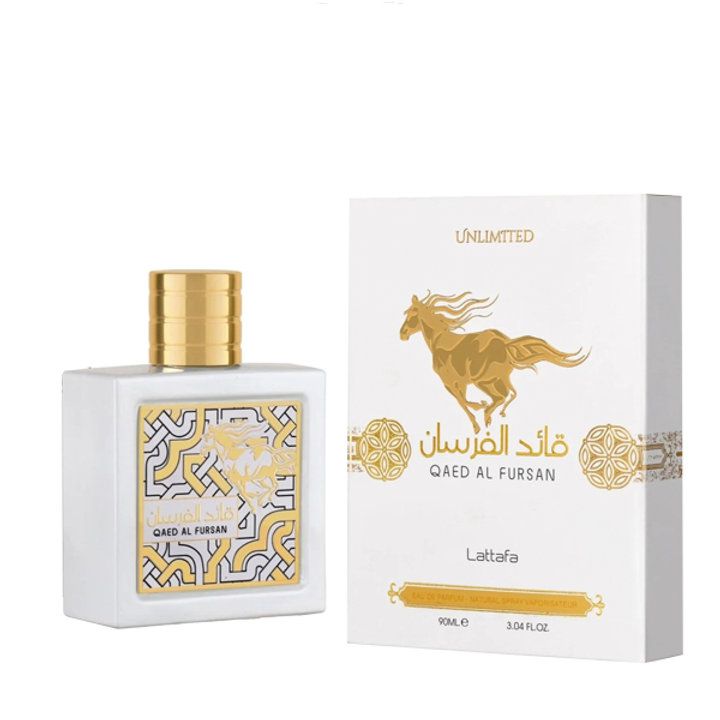 Qaed Al Fursan Lattafa Eau de Parfum - Perfume Árabe Feminino 100ml ...