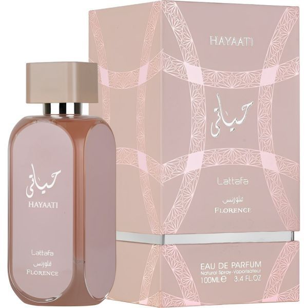 Hayaati Florence Lattafa Eau de Parfum - Perfume Árabe Feminino 100ml - Cosmeticos da ray