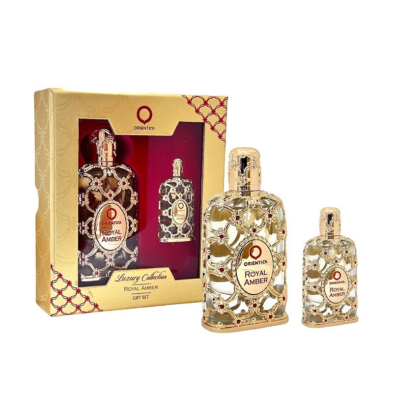 Kit Luxury Collection Royal Amber Orientica: Eau de Parfum 30ml ...