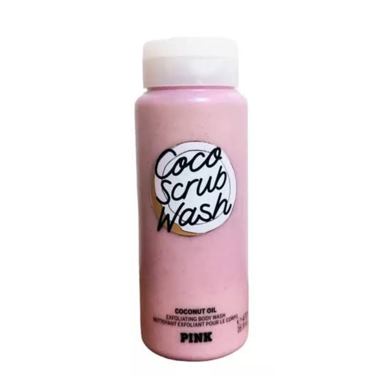 Esfoliante Body Wash PINK Victoria's Secret Coco 473ml - Cosmeticos da ray