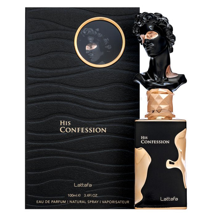 His Confession Lattafa Eau de Parfum - Perfume Árabe Masculino 100ml ...