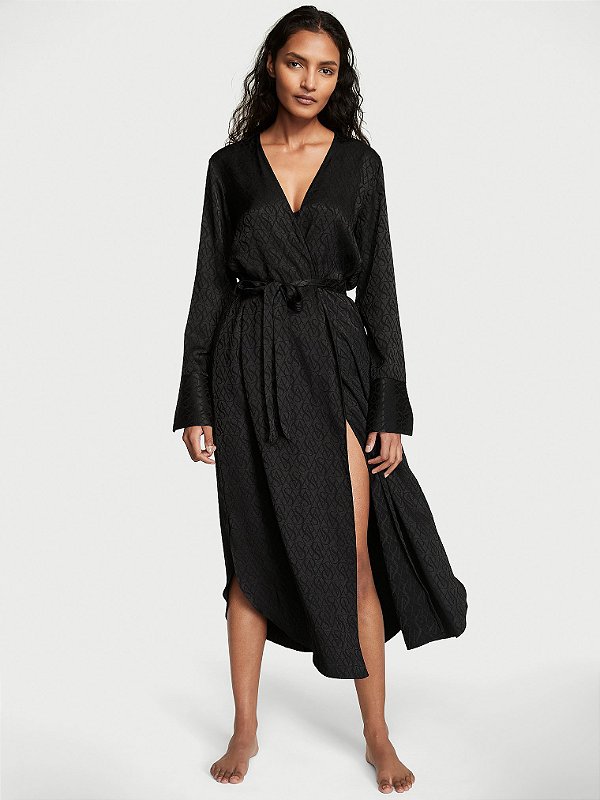 Robe Longo Preto Victoria’s Secret Tamanho: PP - Cosmeticos da ray