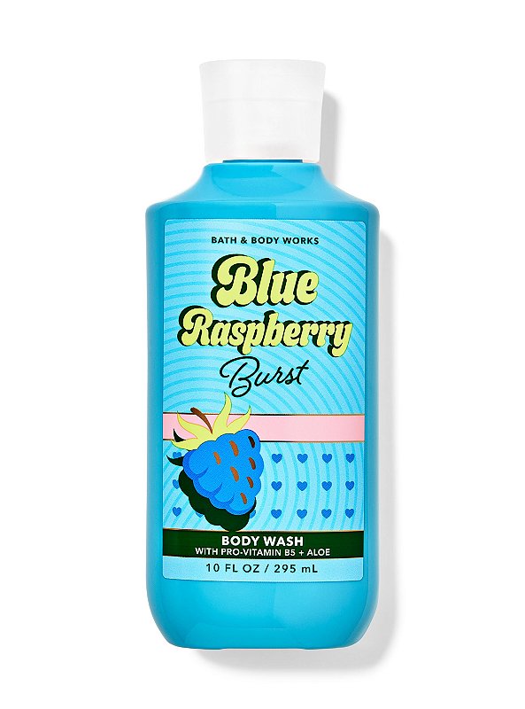 Shower Gel Blue Raspberry Burst Bath & Body Works 295ml - Cosmeticos da ray