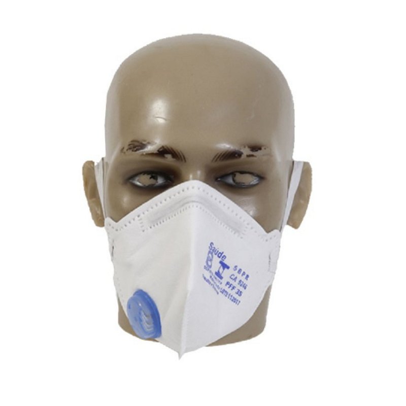 Máscara Descartável AirSafety MaskFace PFF-3 Válvulada CA9246 - Casa ...