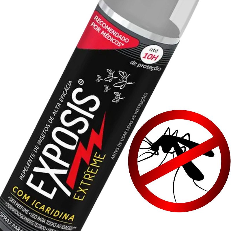 Repelente Spray Exposis Extreme com 100ml - Casa das Luvas EPI