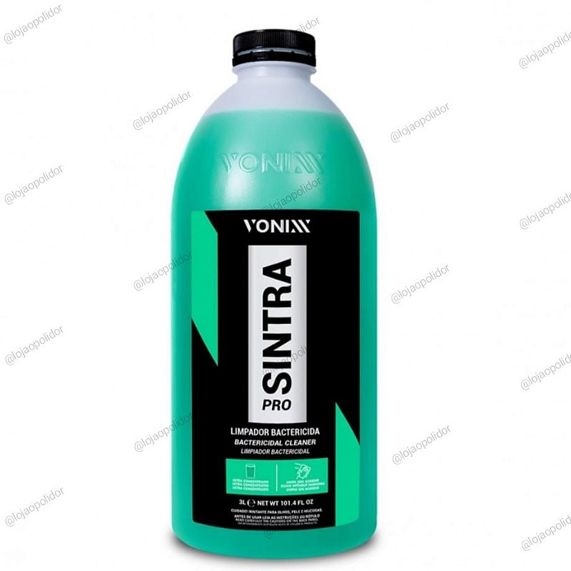 Sintra Pro Limpador Bactericida 3l - Vonixx - O Polidor - Produtos para ...