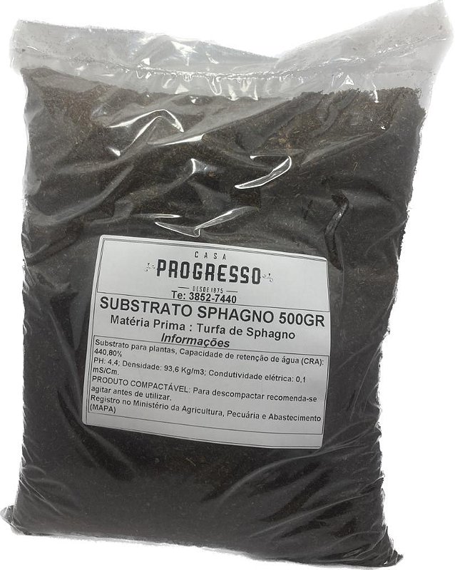 SUBSTRATO SPHAGNO 500G - Tudo para Agricultura, Jardinagem e Controle ...