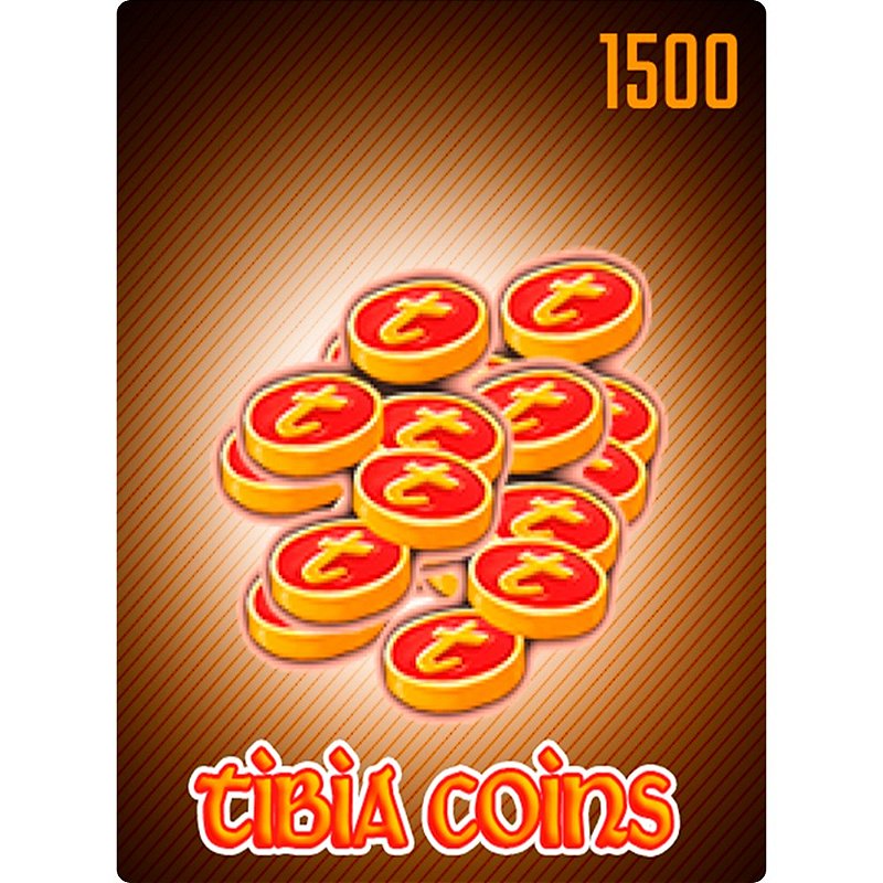 1500 Tibia Coins - GCM Games - Gift Card PSN, Xbox, Netflix, Google ...