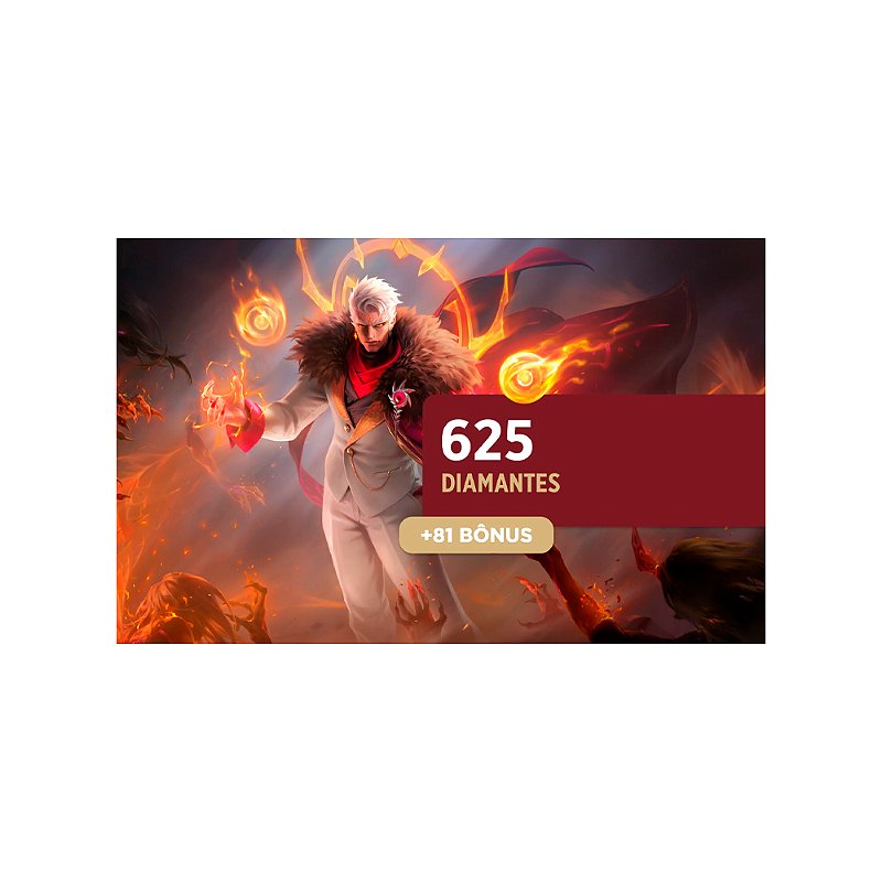 Mobile Legends - 625 Diamantes + 81 Bônus - GCM Games - Gift Card PSN ...