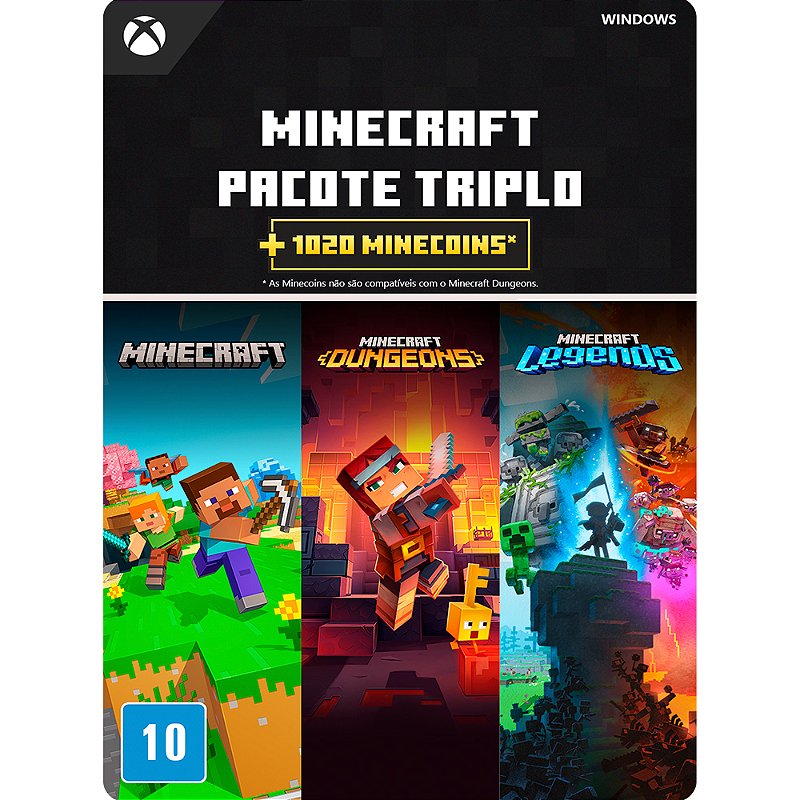 Windows Minecraft Triple Bundle - GCM Games - Gift Card PSN, Xbox ...