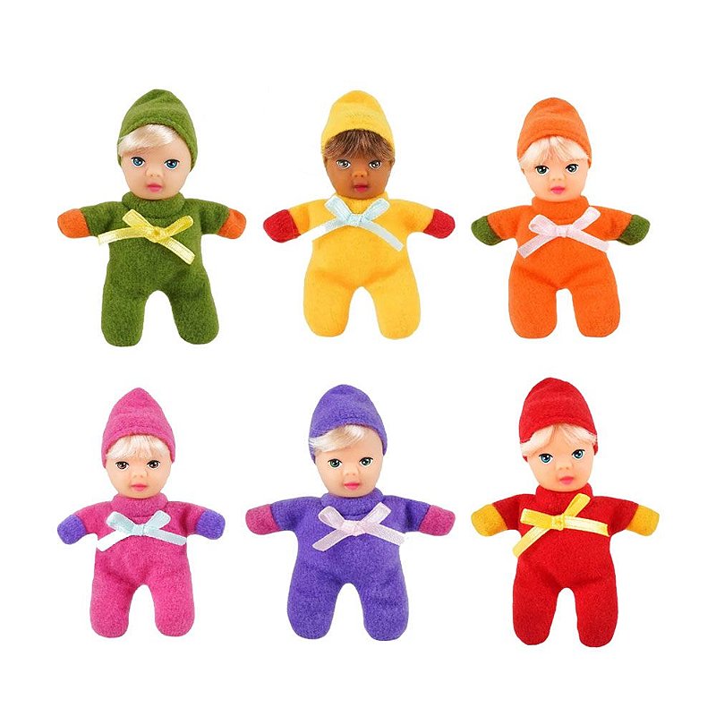 Kit Bonecas Fofolete Estrela Coleção Completa 6 Unidades - Pequenos ...