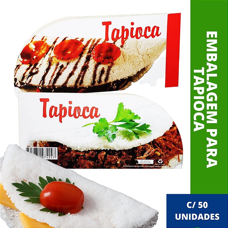 Embalagem Para Tapioca C/50 Unidades - Jw Distribuidora